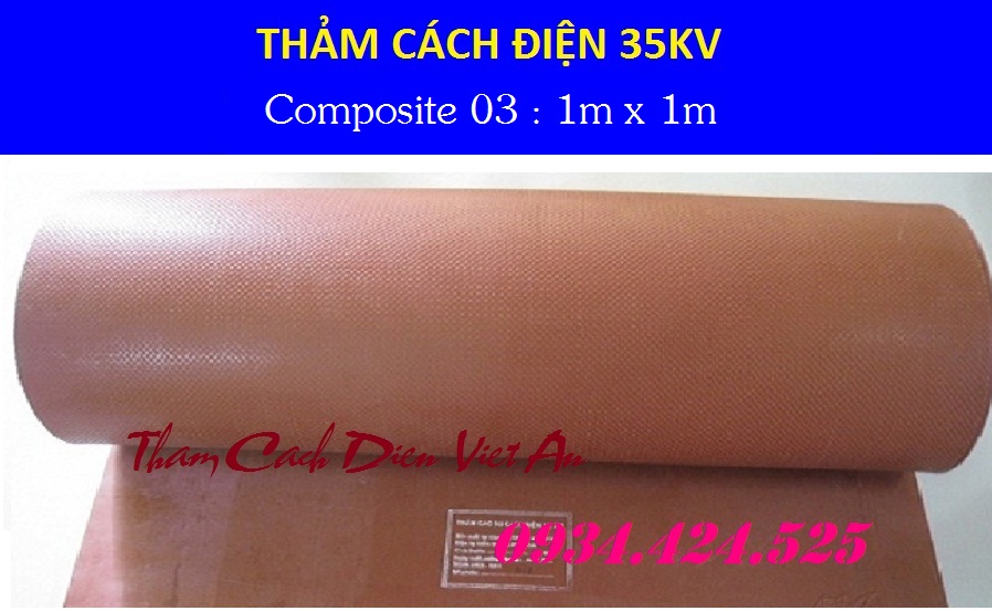 THẢM CÁCH ĐIỆN 35KV 03 | Viet An Safety